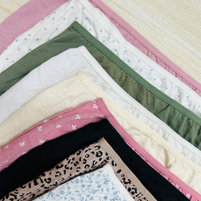 Pack of 5 Womens Assorted High Waisted Full Back Cover Cotton Panties ...